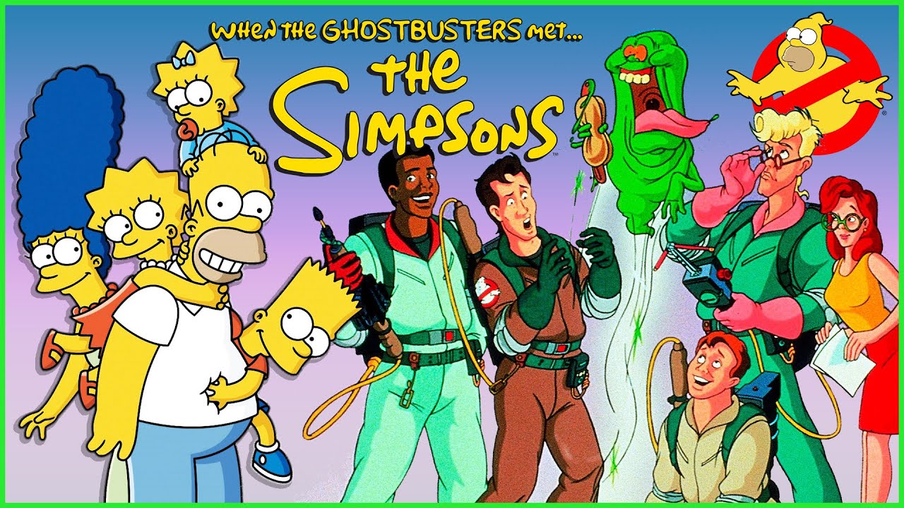 That time the Ghostbusters met the Simpsons - YouTube