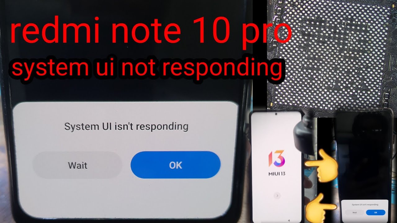 redmi note 10 pro system ui not responding - YouTube