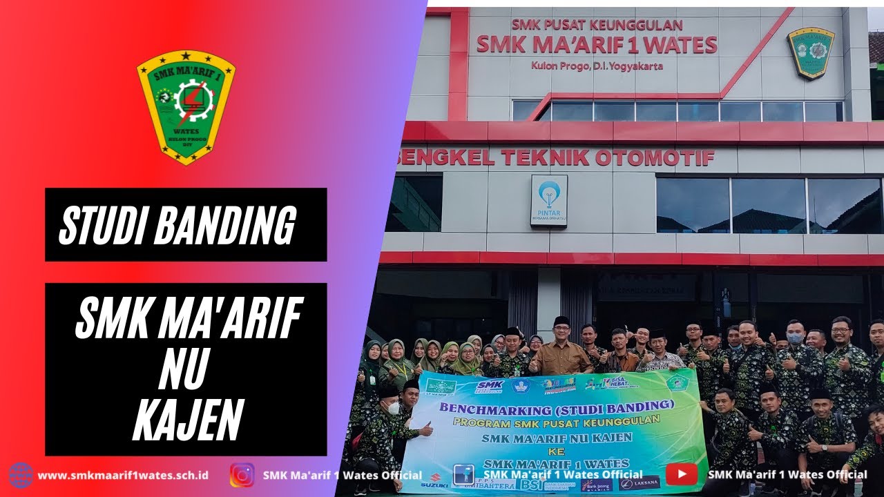 Study Banding SMK Ma'arif NU Kajen ke SMK Ma'arif 1 Wates Kulon Progo ...