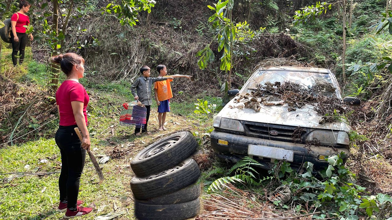 KIA repair girl challenge found in abandoned forest found by 2 kids ...