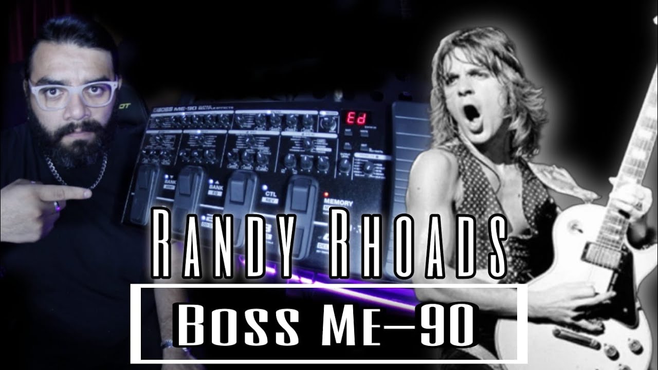 Randy Rhoads - Emulando el tono de Randy Rhoads - [Boss ME-90] - YouTube