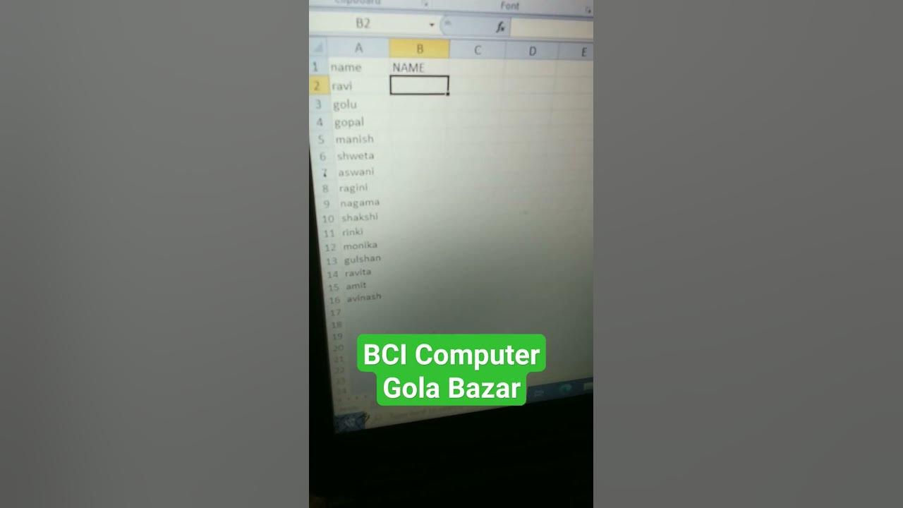 How To Change Small To Capital Letter In Excel shortvideo youtube how-to-change-small-to-capital-letter-in-excel-shortvideo-youtube