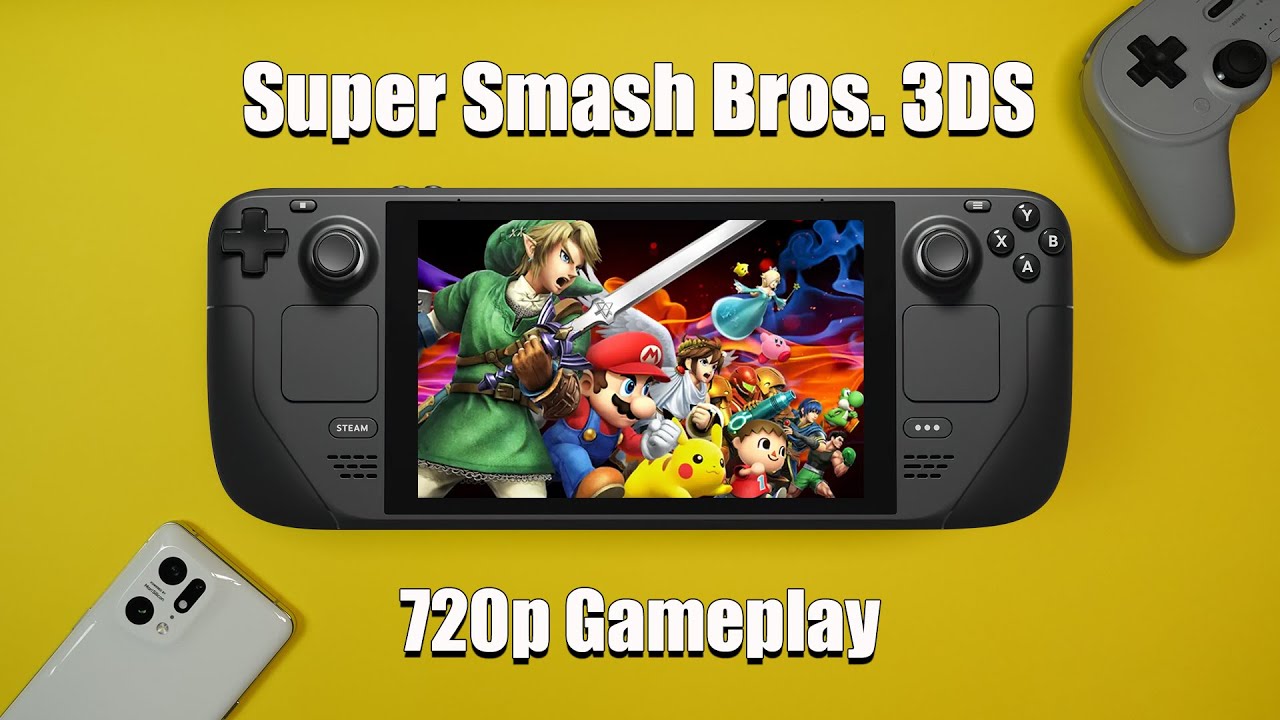 Steam Deck - Citra: Super Smash Bros 3DS - YouTube