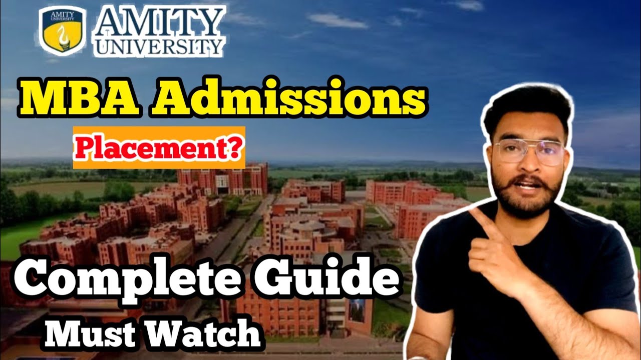 Amity University MBA Admissions 2025 | FEE & Scholarships | MBA ...