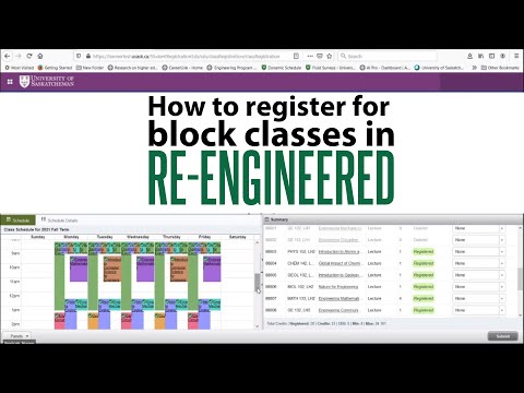 How to register for block classes in RE-ENGINEERED - YouTube