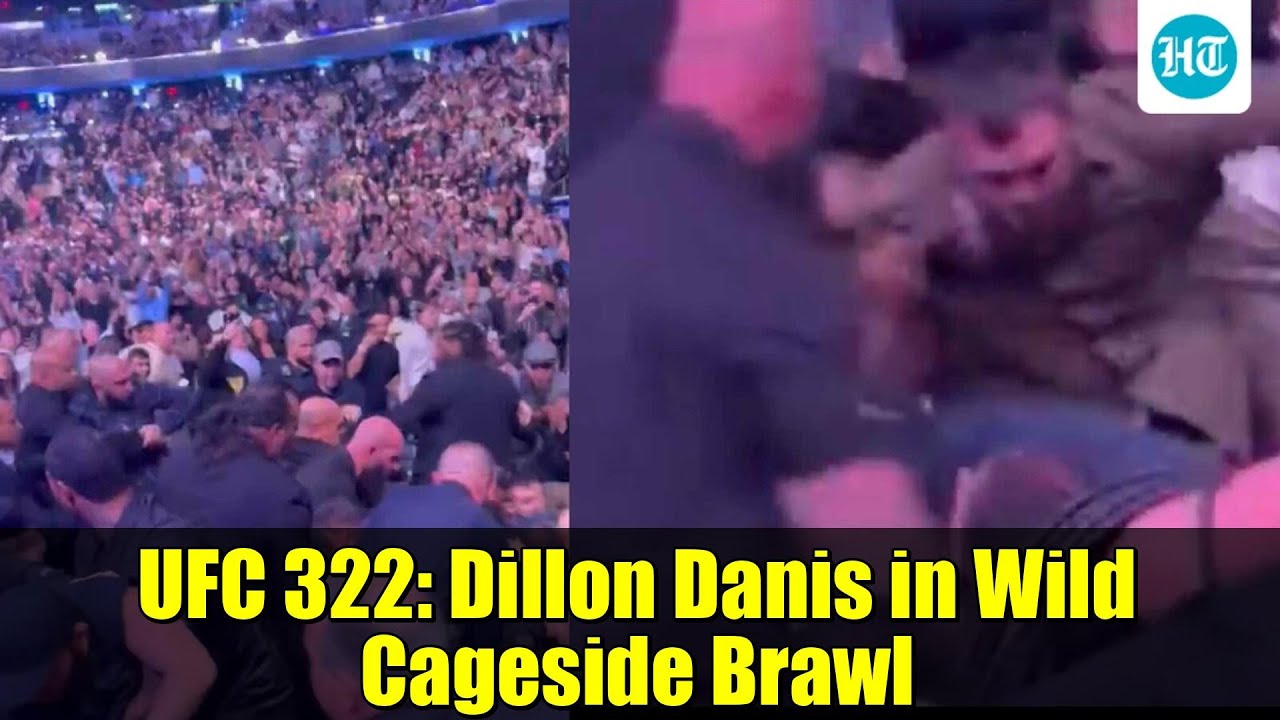 UFC 322: Dillon Danis in Wild Cageside Brawl | Full Breakdown and ...