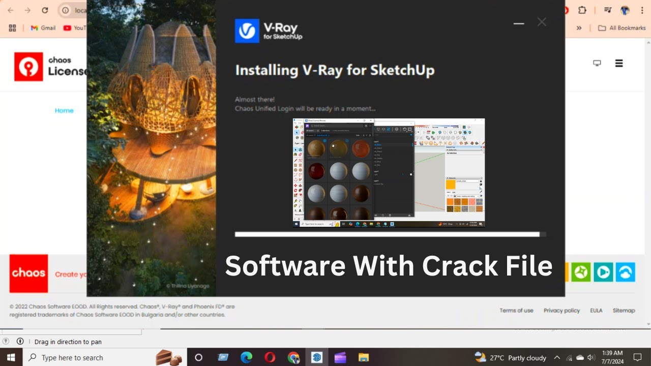 V-Ray 6.0 Install for SketchUp Pro 2021 (x64) | Design Master Rokon ...