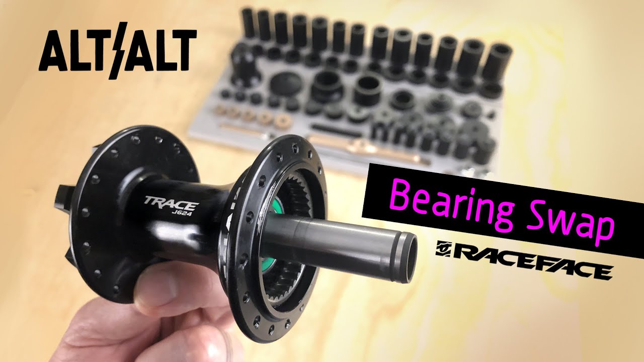 Race Face Hub Bearing Swap Demo - YouTube