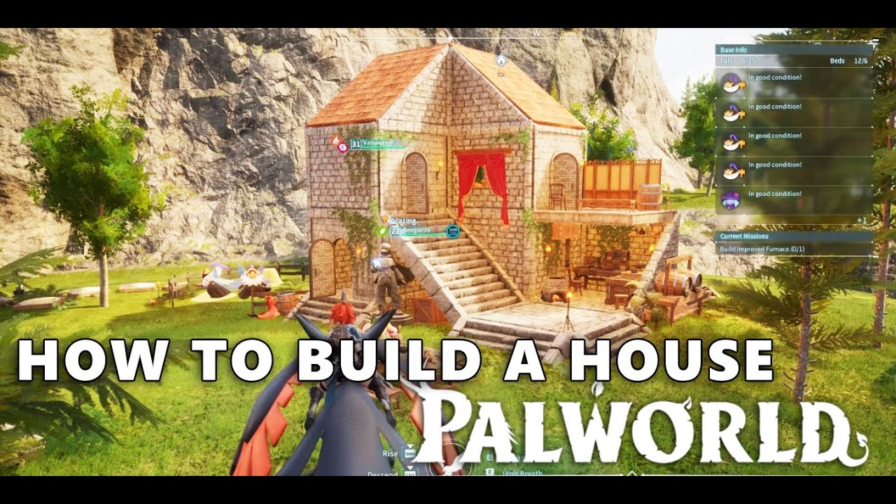 Palworld House – How to Build a Simple House in Palworld - YouTube
