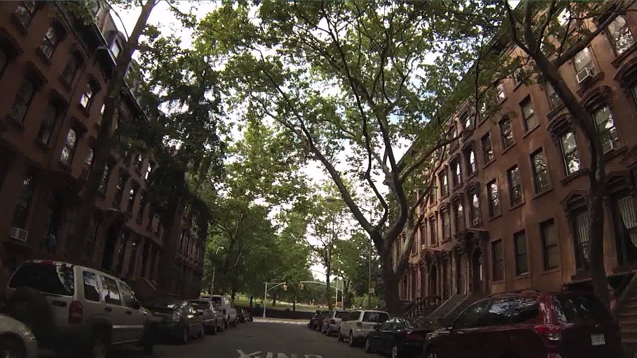 Streets of Fort Greene, Brooklyn - Drive through Clermont, S Portland ...
