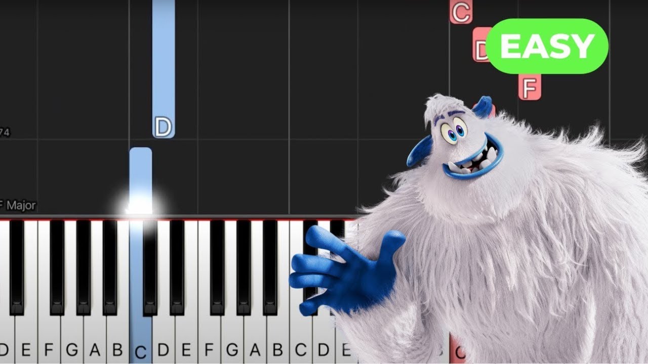 Wonderful Life (‘SMALLFOOT’) - Zendaya EASY Piano Tutorial + Sheets ...