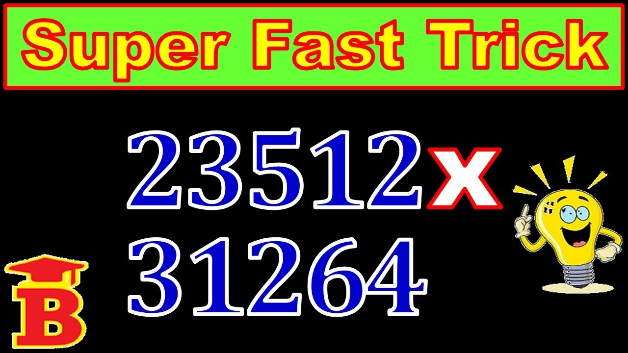 Multiplication of very big Numbers (Super Idea) - YouTube
