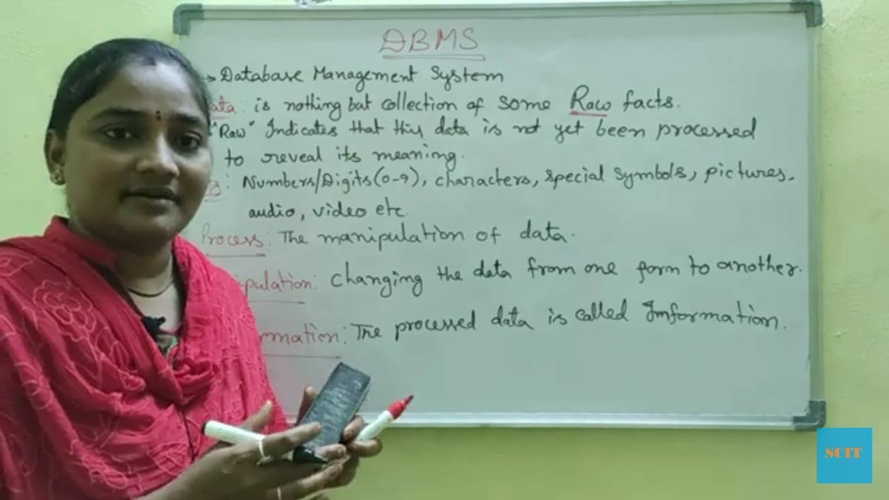 Dbms Dbms Introduction Dbms Both In Telugu And English Telugu Scit Tutorials Youtube 1403