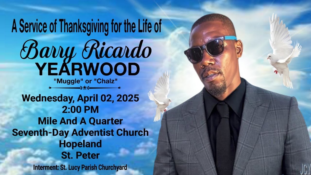 A Service of Thanksgiving for the Life of Barry Yearwood - YouTube