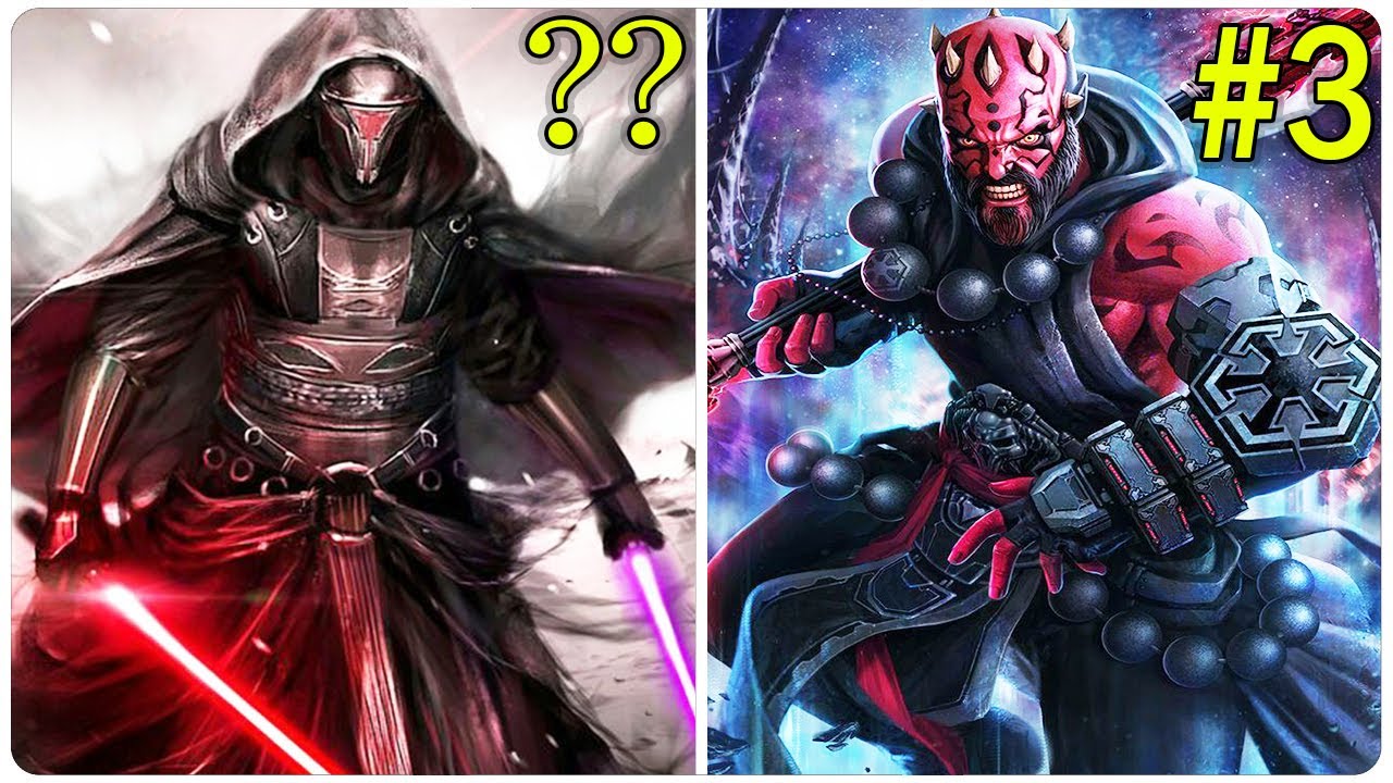 STAR WARS 10 Most Powerful Sith Lords - YouTube