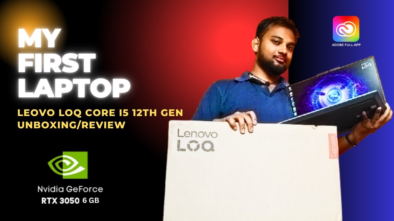 Unboxing my first laptop/ LENOVO LOQ BEST FOR EDITING AND GAMING. - YouTube