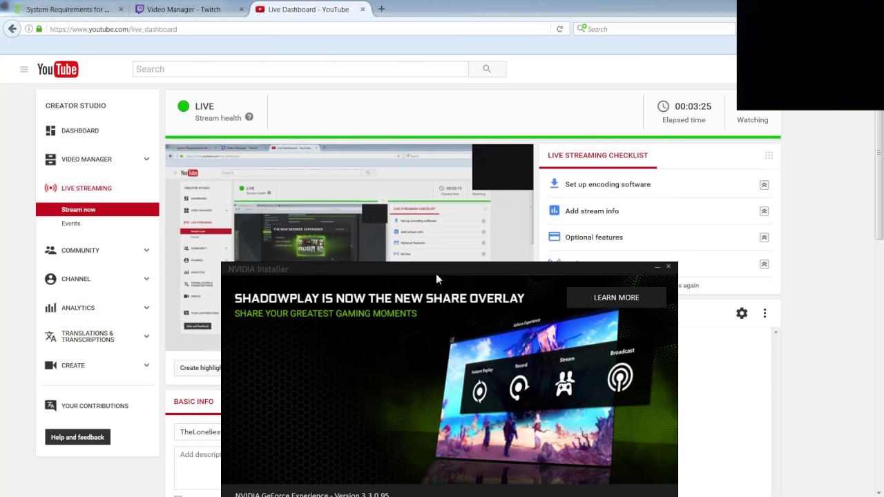 Open Broadcaster Live Stream with NVIDIA NVENC encoder [1080p] [60 FPS ...