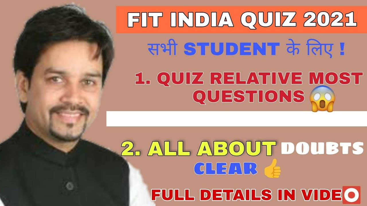Fit India Quiz Contest 2021 Fit India Quiz Questions And Answers Fit fit-india-quiz-contest-2021-fit-india-quiz-questions-and-answers-fit