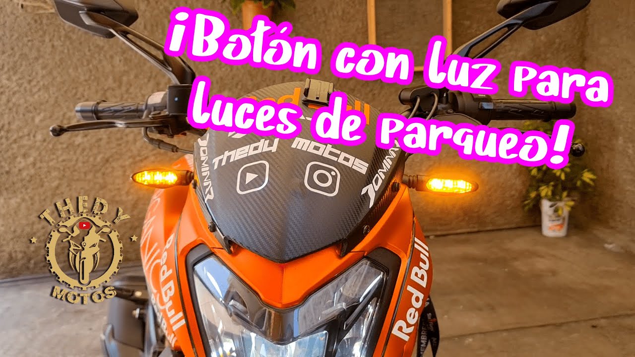 ¡Luces de Parqueo para la Dominar 250! y para cualquier moto - YouTube