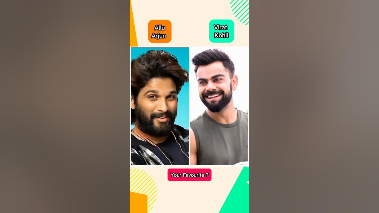 Allu Arjun and Virat Kohli Life Transformation #shorts #alluarjun #viratkohli - YouTube
