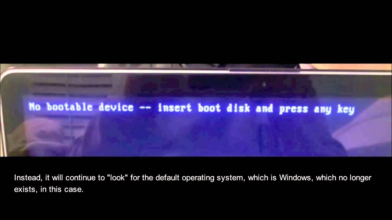 How to solve Mac OS Bootcamp Error No Bootable device. Insert boot disk and press any key. - YouTube