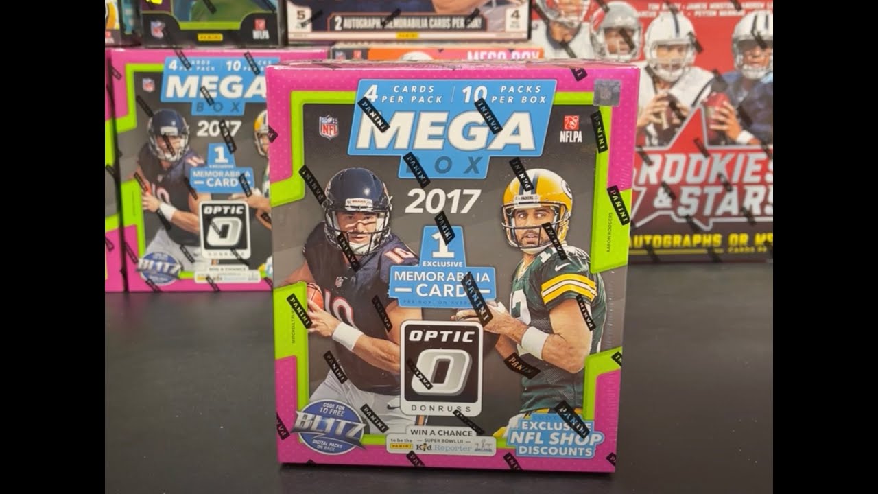 2017 Optic Mega Box Opening NFL Football - Mahomes Hunting - YouTube