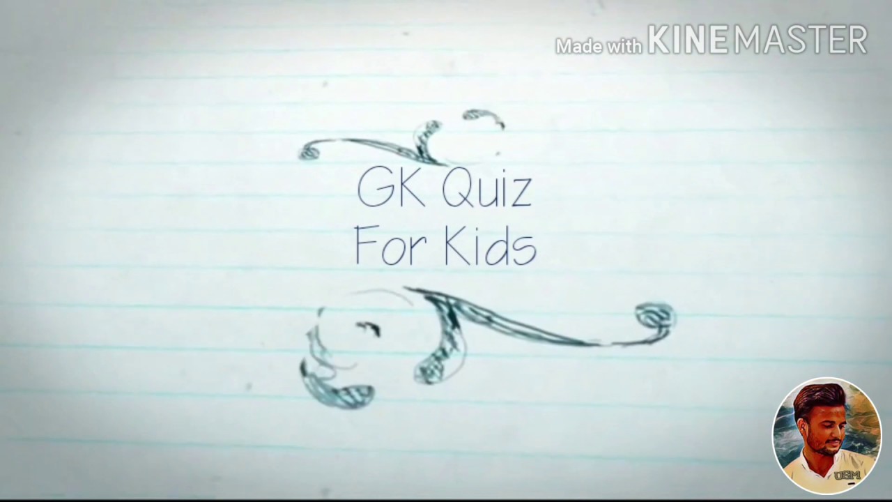 Basic General Knowledge (Gk) for Kids | Quiz Part - 4 - YouTube