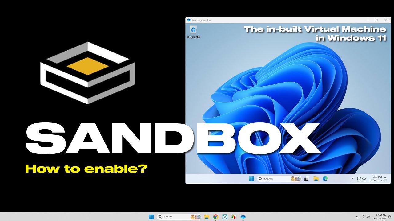 How To Enable Windows Sandbox On Windows 11 - YouTube