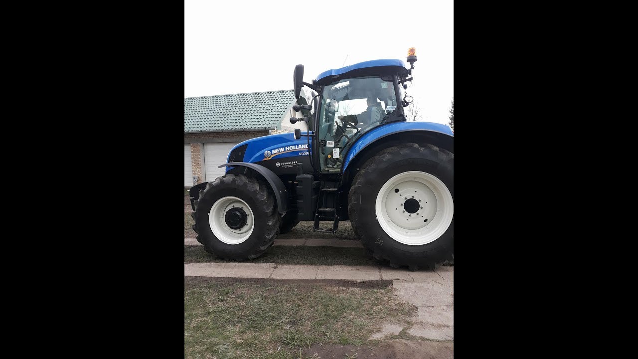 New Holland t 6080 - YouTube