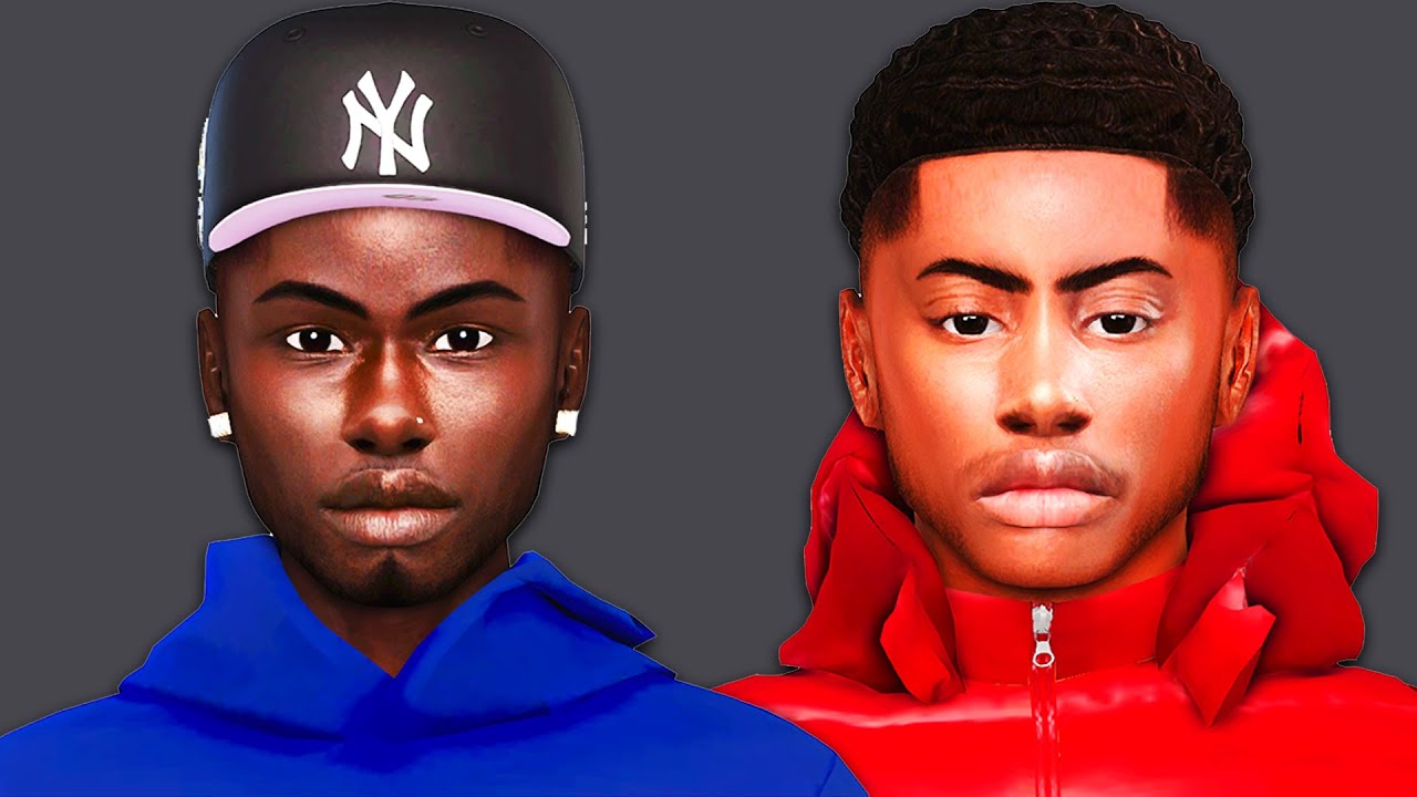 Sims 4 CAS - URBAN BLACK MALE CC FOLDER 😨😳 | CC FOLDER & SIM DOWNLOAD ...