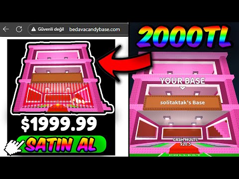 2000 TL VERİP CANDY BASE SATIN ALDIM! TRDE İLK! - Roblox Steal A Brainrot