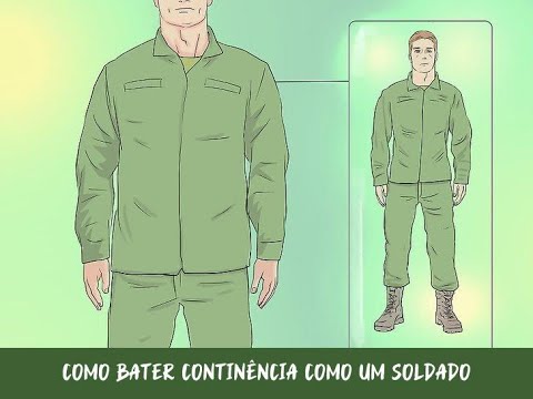 Como Bater Continência Como um Soldado - YouTube