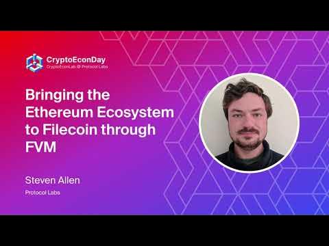 Bringing the Ethereum Ecosystem to Filecoin through FVM - YouTube