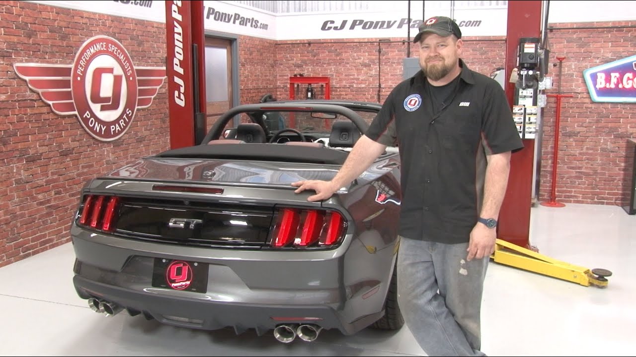 2015-2017 Mustang GT MagnaFlow Competition Series Quad Tip Installation ...