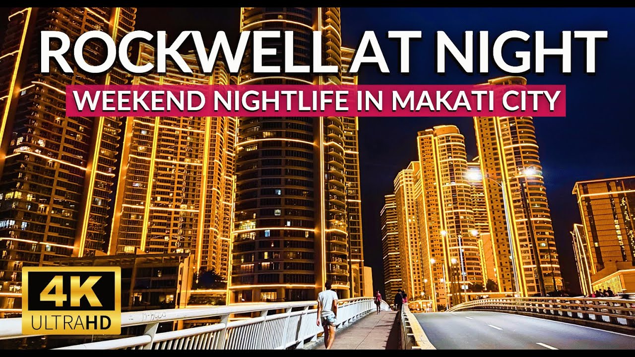 Night Walk at Rockwell Center Makati City, Philippines | Beautiful City ...