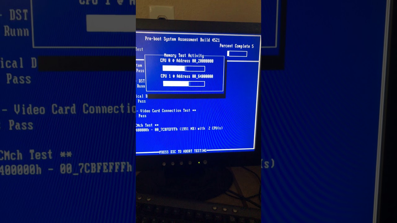 Blue screen uh oh - YouTube