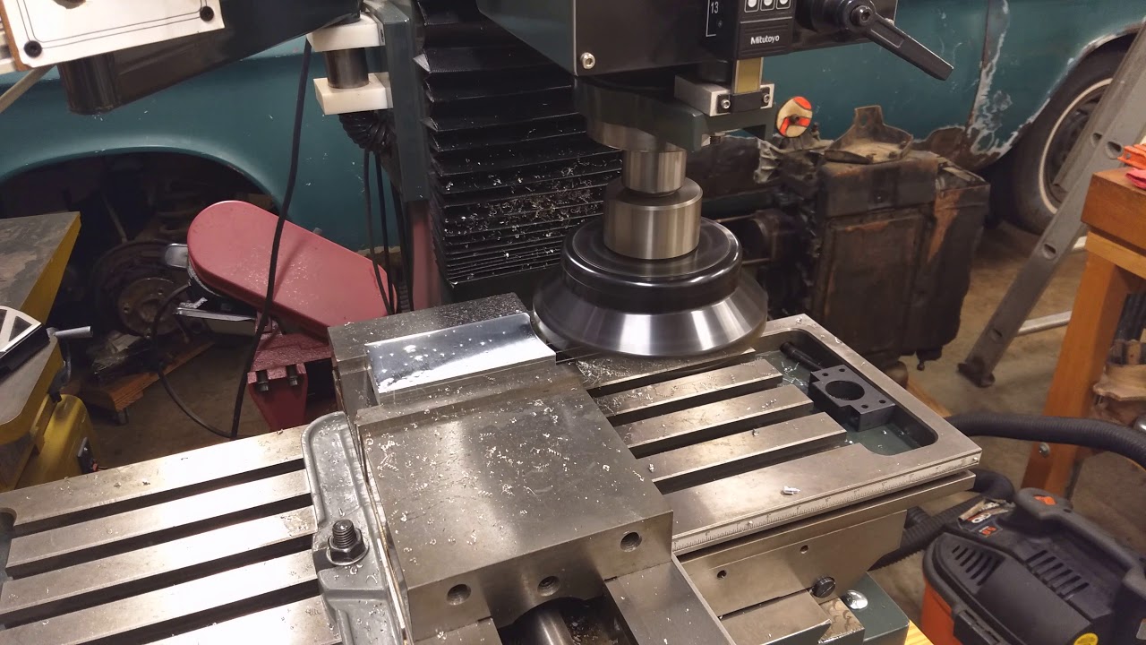 RF45 CNC mill .2in DOC 6in Face mill FAIL - YouTube