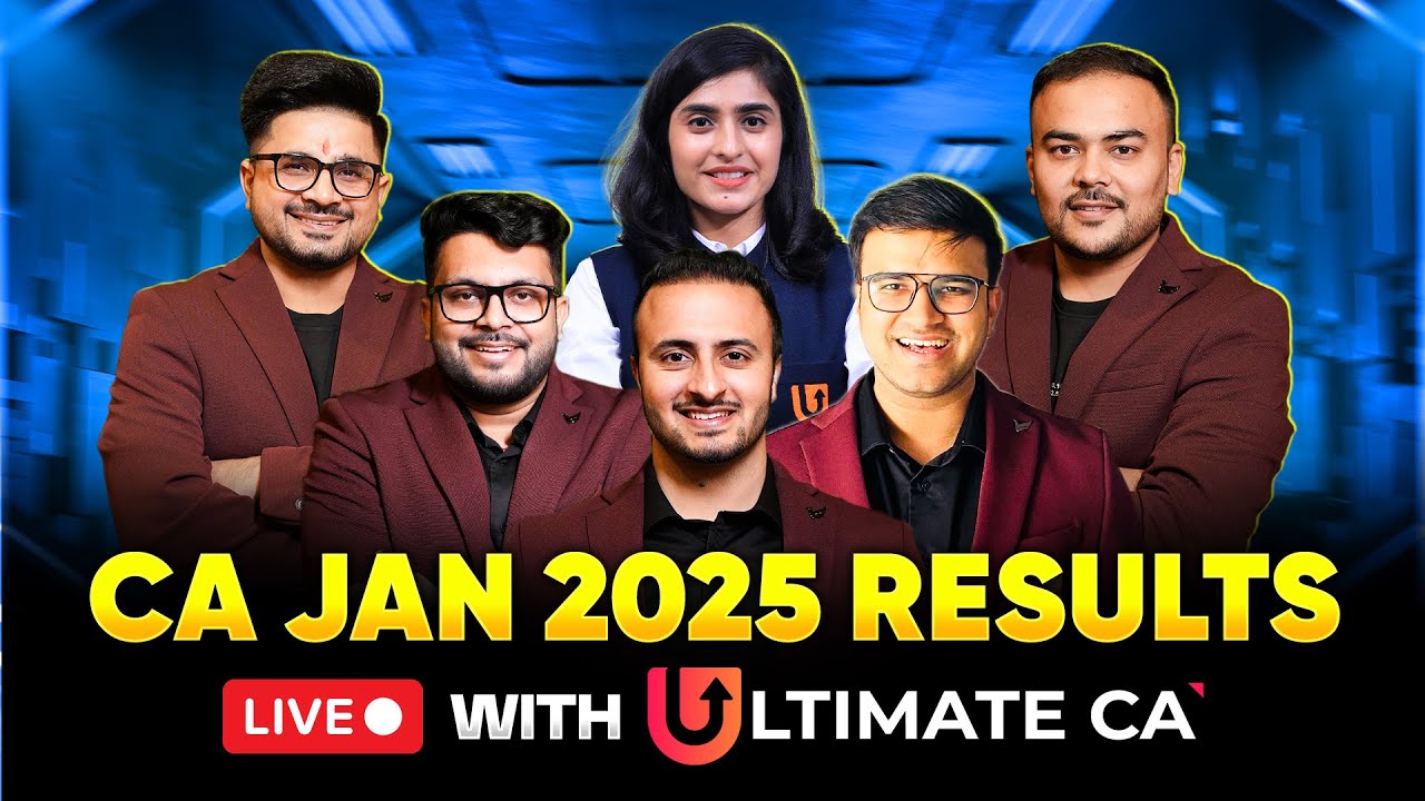 CA Jan 2025 Results Announcement Live | CA Jan 2025 Results with ...