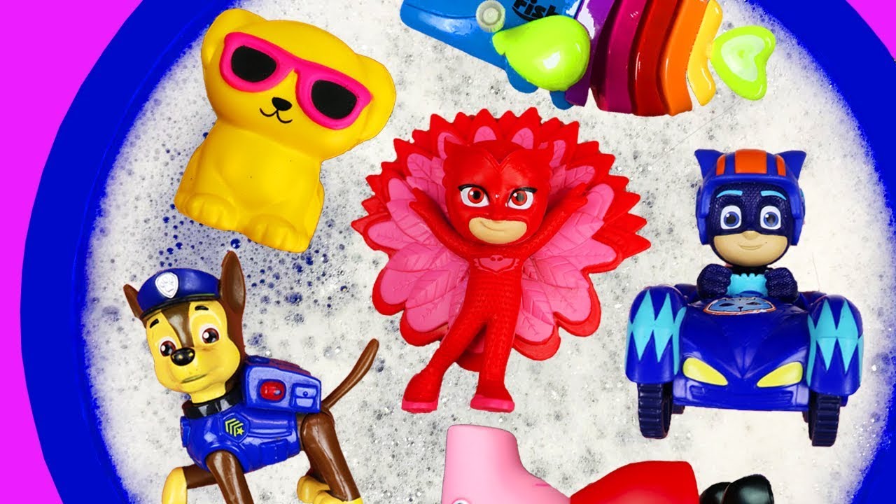 Learn Colors with Pj Masks, Paw Patrol, Disney Princess, Super Heroes ...