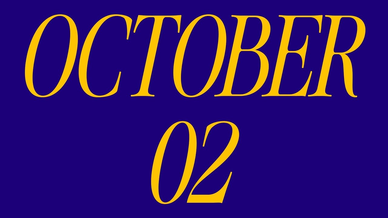 5 Big Events That Happened on October 02 | The Date Diary - YouTube