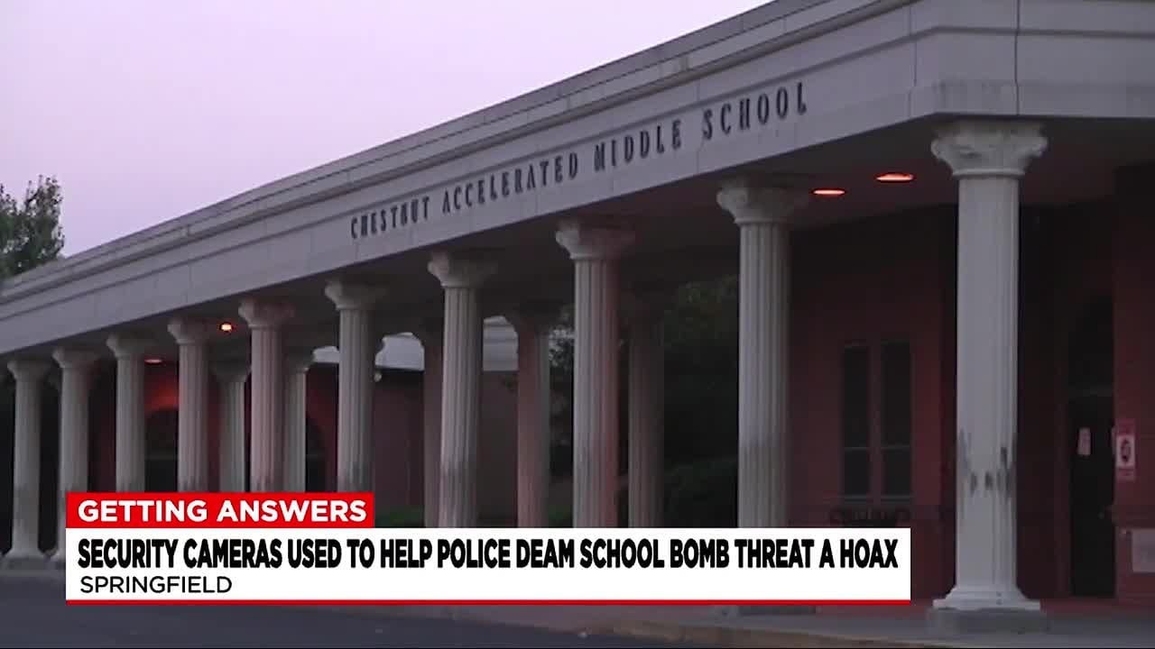 Security cameras used to help deem Springfield school bomb threat a ...