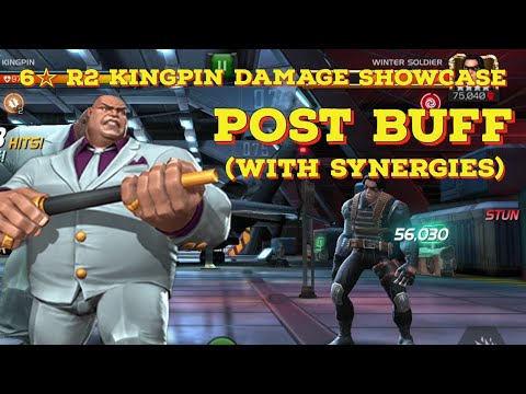 KINGPIN( 6 STAR RANK 2 ) DAMAGE SHOWCASE POST BUFF | MARVEL CONTEST OF ...