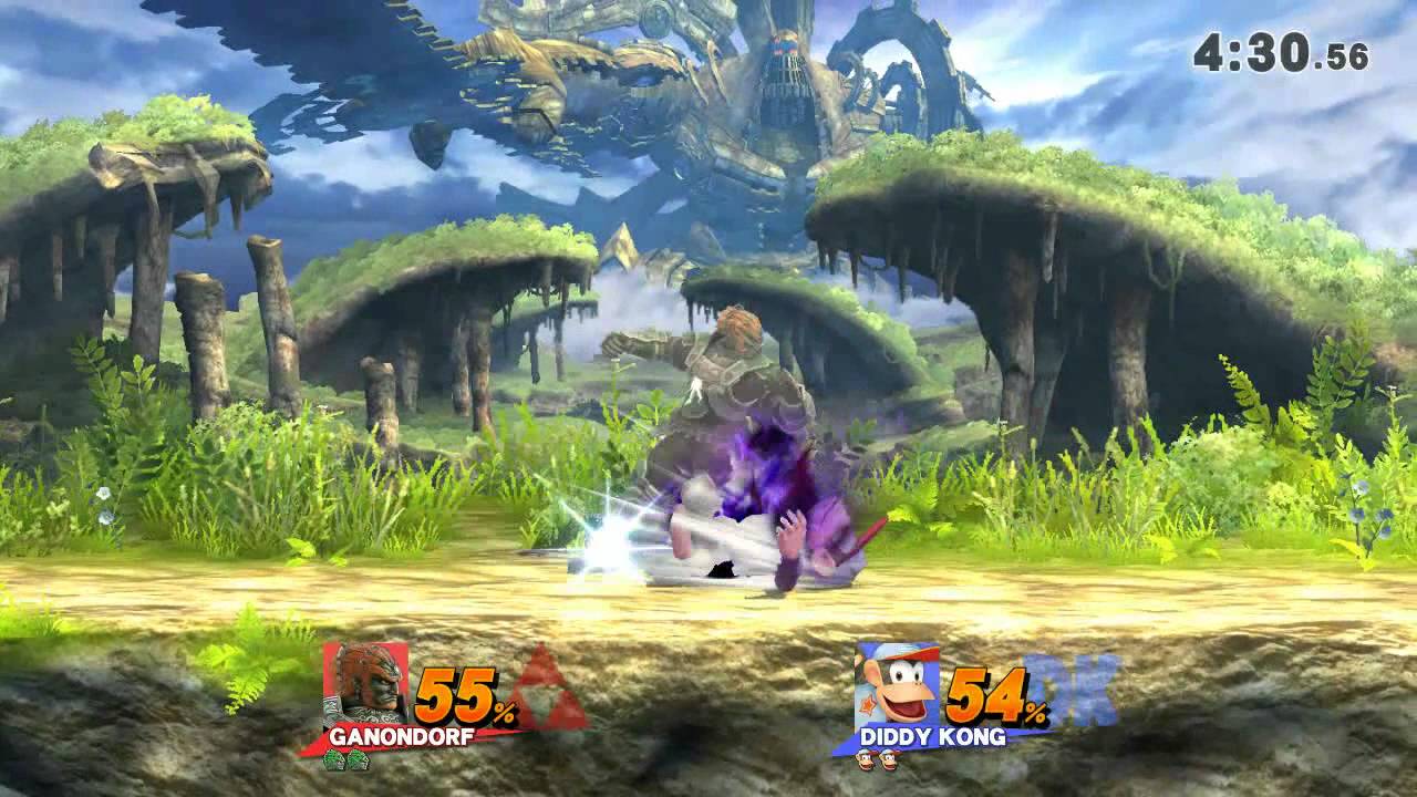 SSB WiiU Ganondorf salt grab. - YouTube