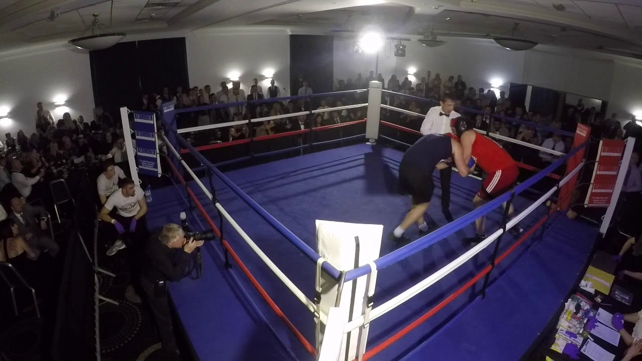 Ultra White Collar Boxing | Telford | Andy Hamilton VS Brad Hall - YouTube