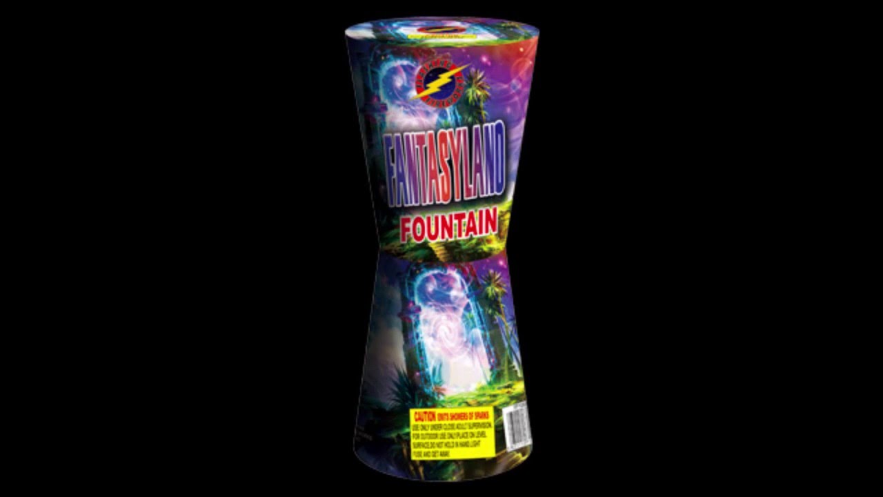 Fantasyland Fountain - Flashing Fireworks - YouTube
