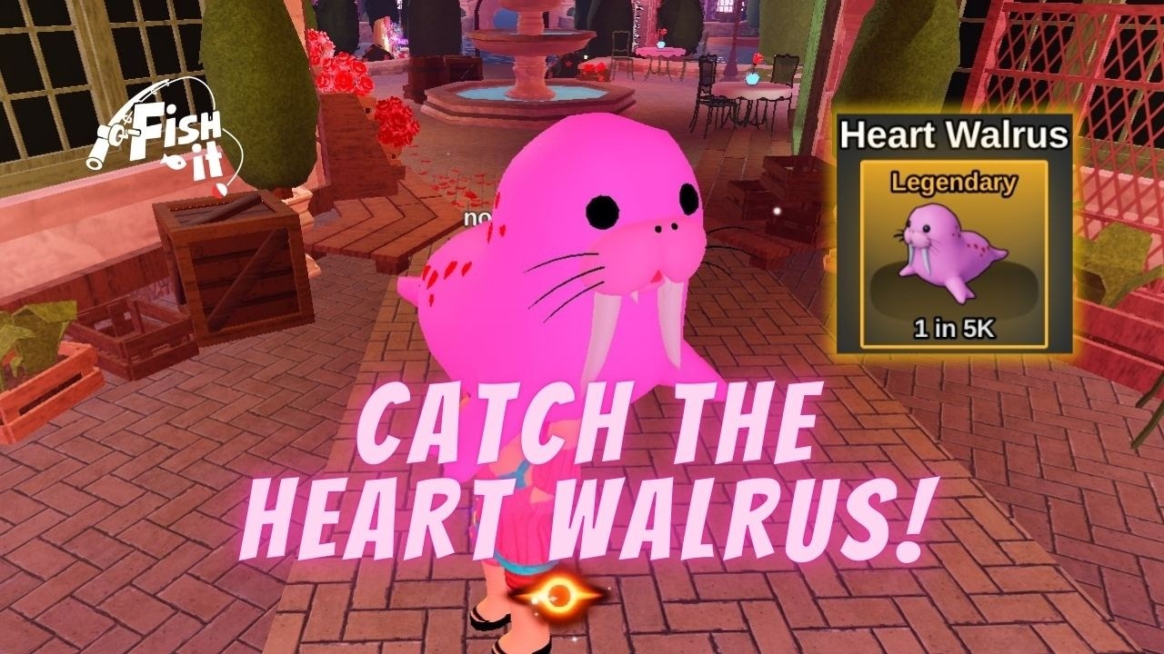 ULTIMATE HEART WALRUS?! - How to Catch Heart Walrus in Fish It Roblox ...