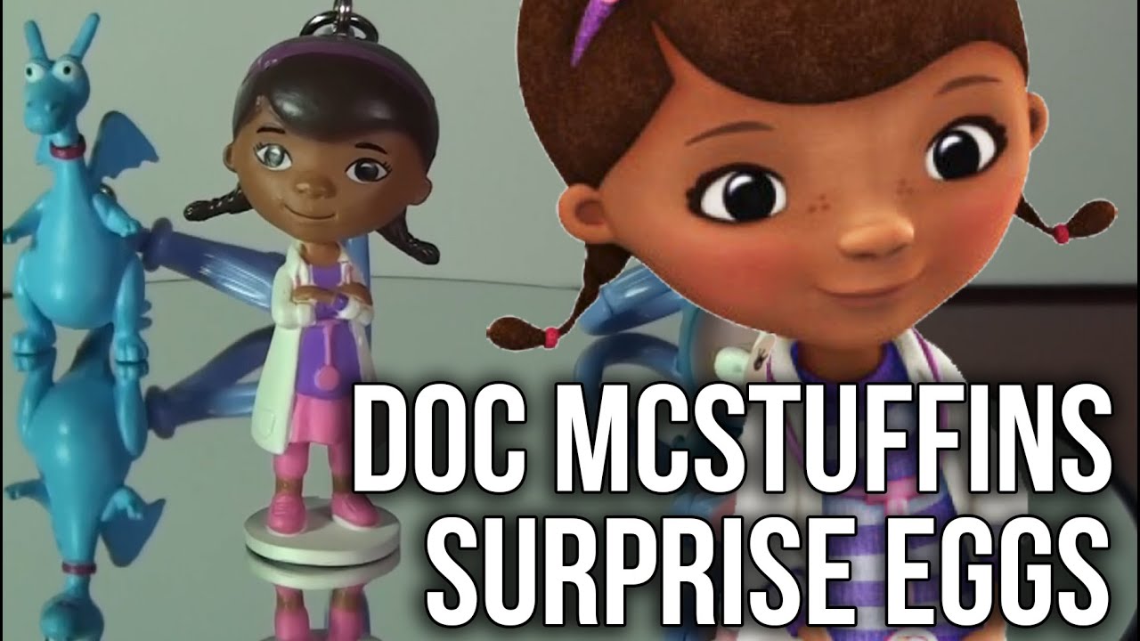 Doc McStuffins Surprise Eggs Disney Junior Lambie Chilly Stuffy Boppy ...