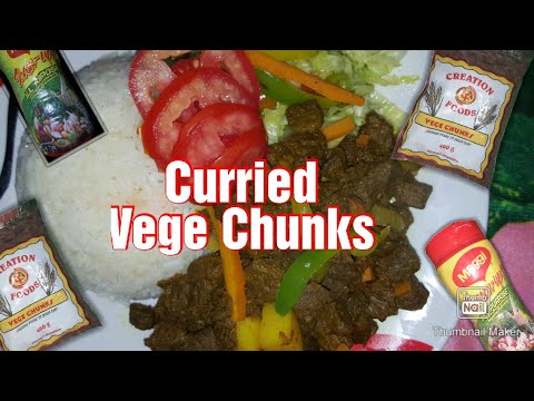 Curried Vege Chunks 😋😋 - YouTube