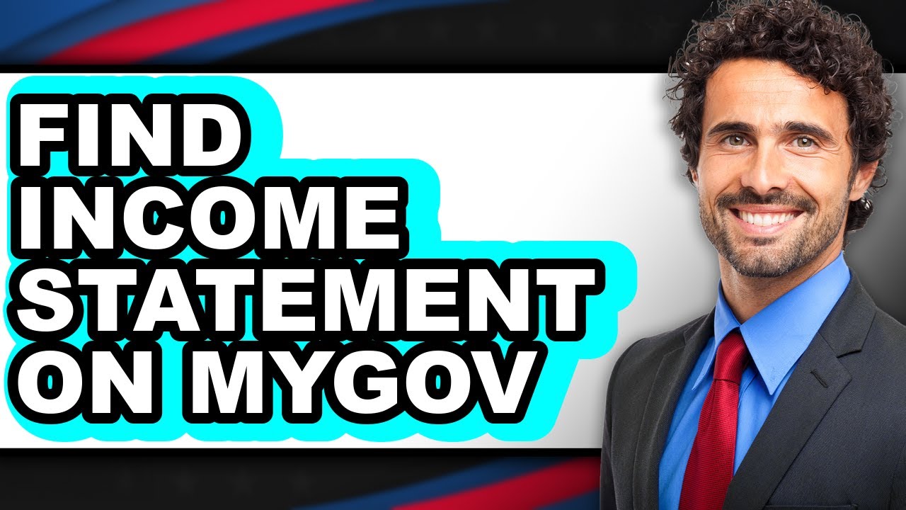 How to Find Income Statement on Mygov - Step by Step - YouTube