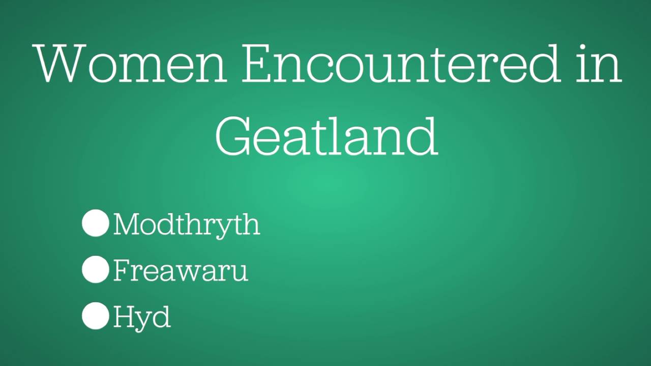 The Women of Beowulf - YouTube